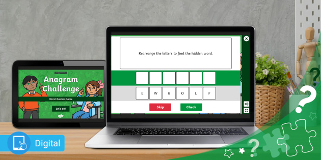 Interactive Anagram Puzzle Game | Twinkl Go! (Teacher-Made)
