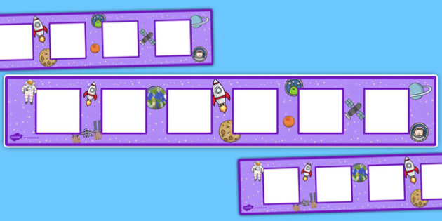 Space Themed Visual Timetable (teacher made)