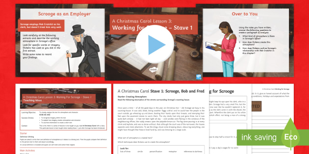 A Christmas Carol Lesson 3: Working for Scrooge | Beyond