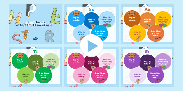 Initial Sounds Soft Start PowerPoint 1