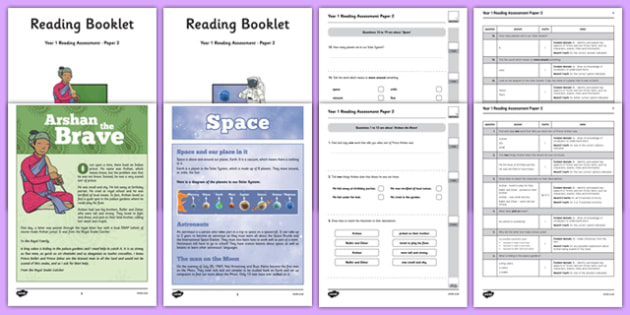 Year 1 Reading Assessment Paper 2 Term 1