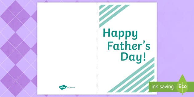 Printable Father's Day Card Templates | Twinkl USA