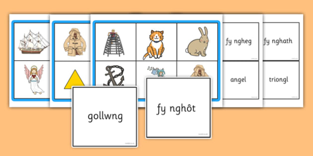 Welsh Bingo Game - Printable - Learning Resources