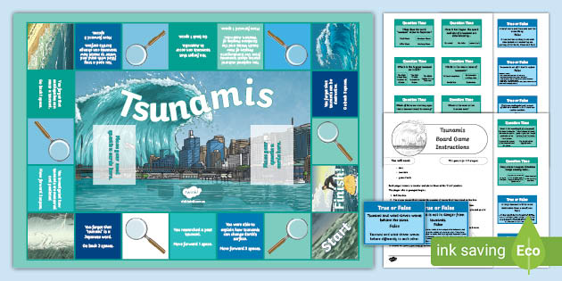 Tsunamis Board Game (teacher made)
