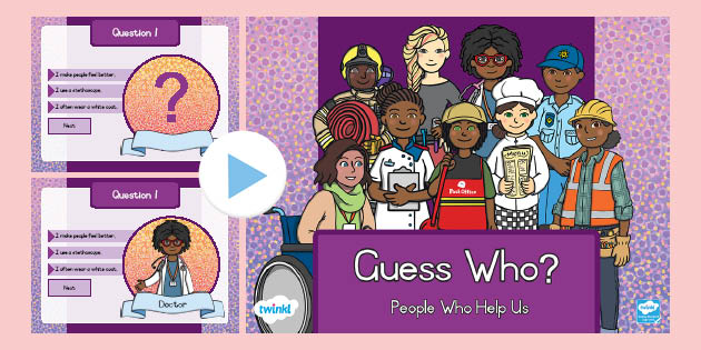 People Who Help Us Game | Guess Who | South Africa