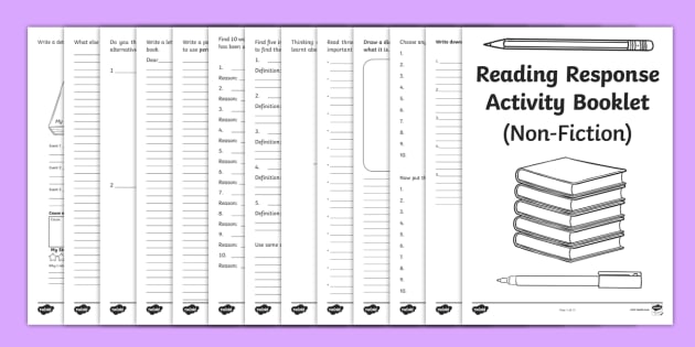 Book Report Lesson Plan | Reading Book Response Activities