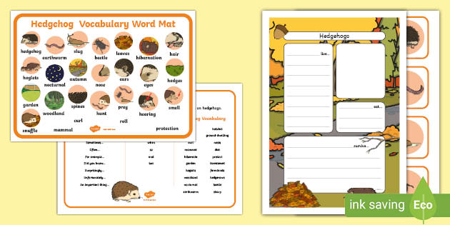 Hedgehog Writing Pack | Woodland Animals | Twinkl