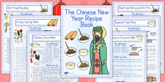 Chinese New Year Recipe Booklet (teacher made)