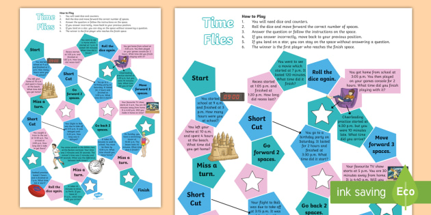 Time Flies Board Game (teacher made)