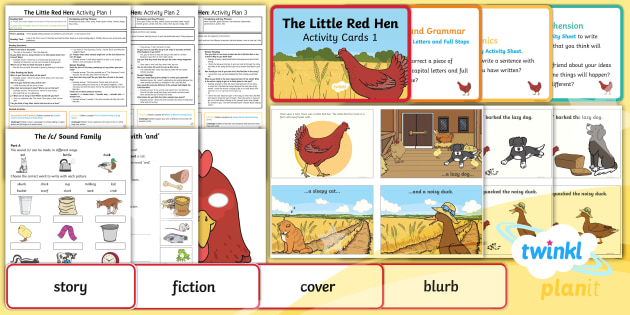 The Little Red Hen Guided Reading Y1 Unit Pack