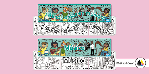 Let's Make Music Banners (teacher made)