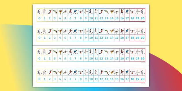 Number Track (1-20) (teacher made)
