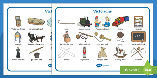 The Victorians Word Mat