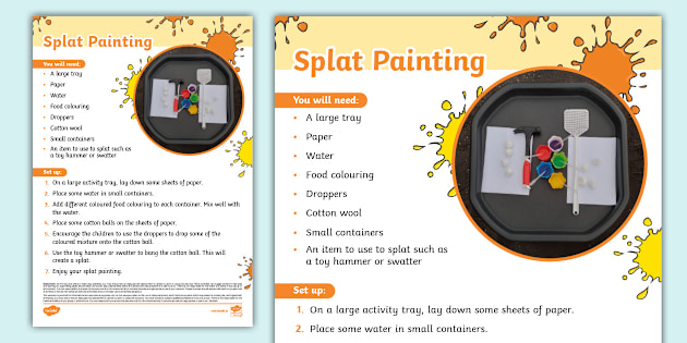 Splat Art Resources | twinkl.co.uk