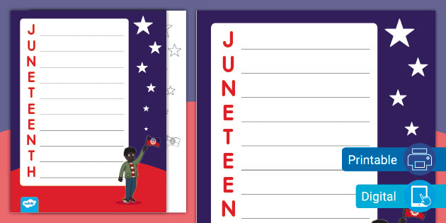 Juneteenth Acrostic Poem (teacher made)
