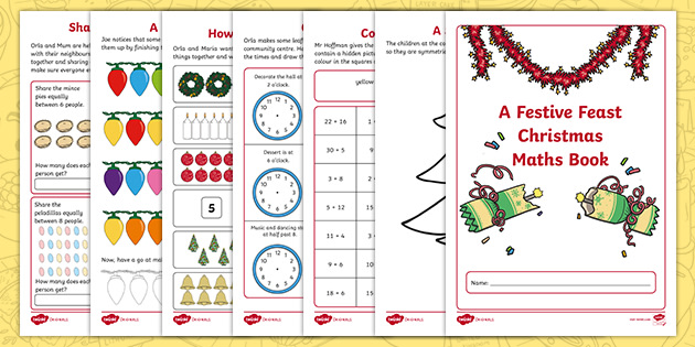 👉 A Festive Feast: Christmas Maths Activity Booklet