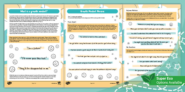 Growth Mindset Parents | twinkl.com.au
