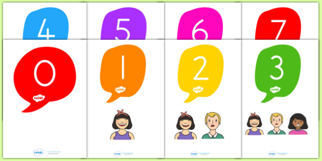 Numbers 0 20 Faces Posters (teacher made)