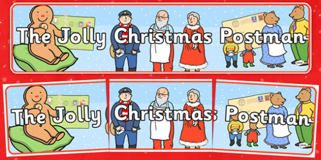 Display Banner to Support Teaching on The Jolly Christmas Postman