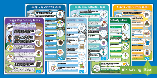 Outdoor Learning: Different Types of Weather Activity Ideas