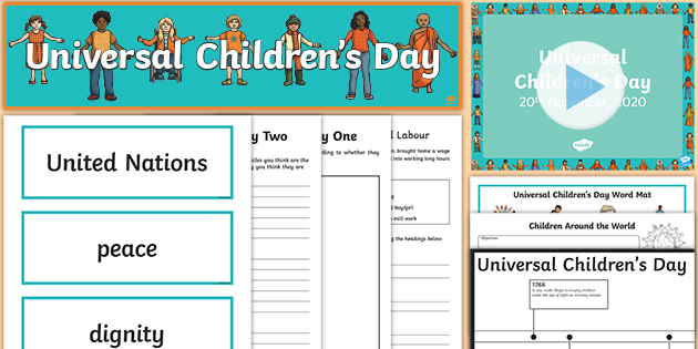 KS2 Universal Children's Day Resource Pack