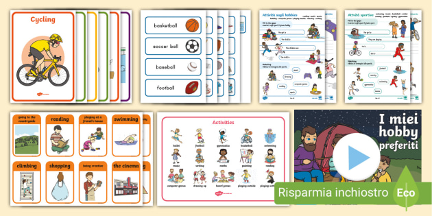 Pacco inglese per l'estate | Sport e hobbies (teacher made)