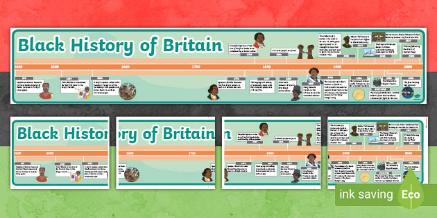 KS1 Black History Timeline UK