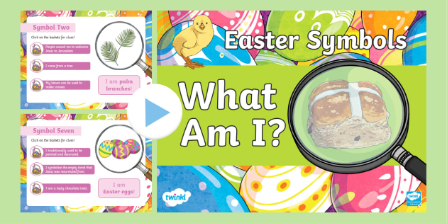 Easter Symbols What Am I? Interactive PowerPoint Game