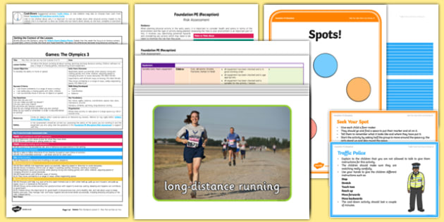 Foundation PE (Reception) - Games - The Olympics Lesson Pack 3: Run, Run as