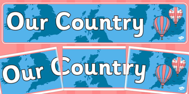 Our Country UK Display Banner - our, country, uk, display, banner