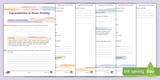 👉 KS2 Expressionism Research Activity (teacher made)