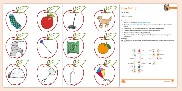Level 2: I Spy Activity