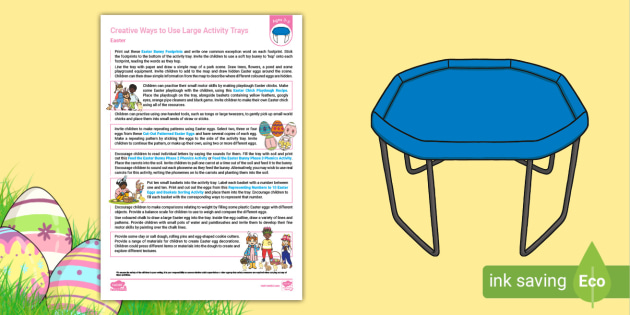 Easter Activity Tray Ideas | Early Years Resources