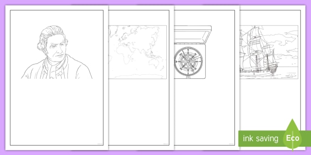 Captain James Cook Writing Frames (teacher made)