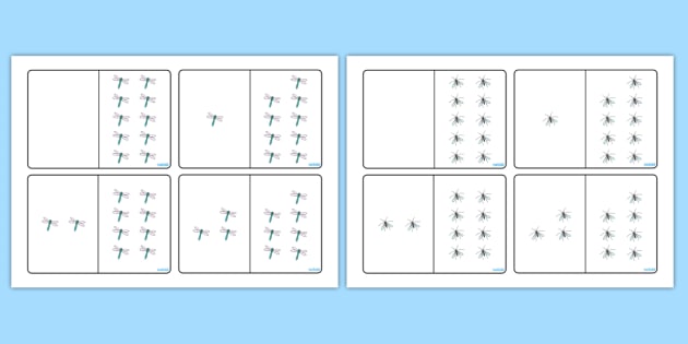 Minibeast Themed Counting Number Bonds to 10 Pack