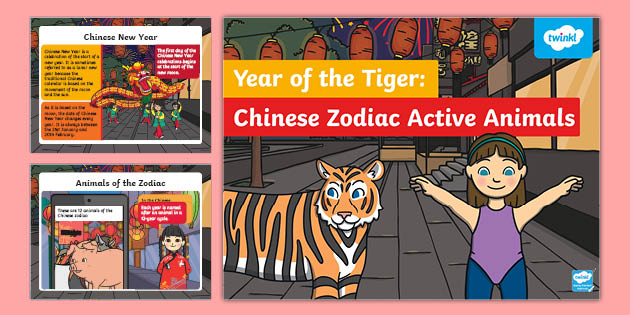 Chinese Zodiac Signs I Active Animals PPT I Twink Move