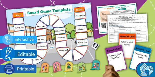 * NEW * All About Me Personal Information Game