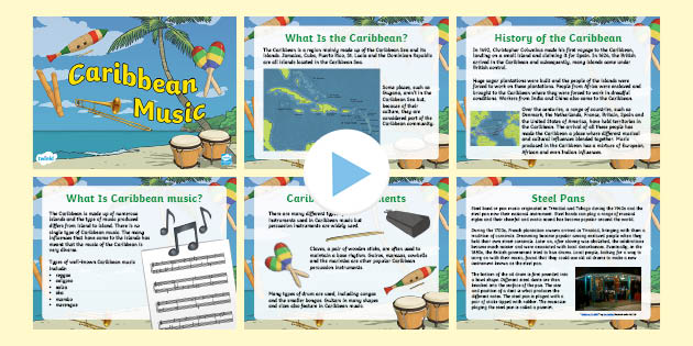 Caribbean Music PowerPoint (teacher made)