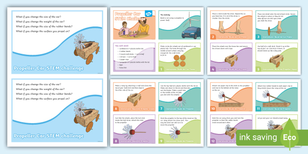 Propeller Car STEM Challenge (teacher made)