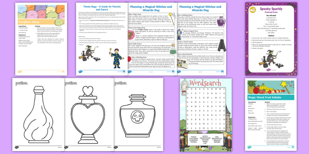 Witches and Wizards Day Activity Pack