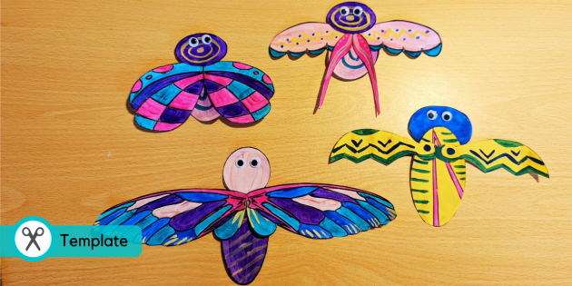 Moving Collage | Minibeast Craft (teacher made)