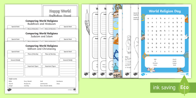 KS1 World Religion Day Activity Pack
