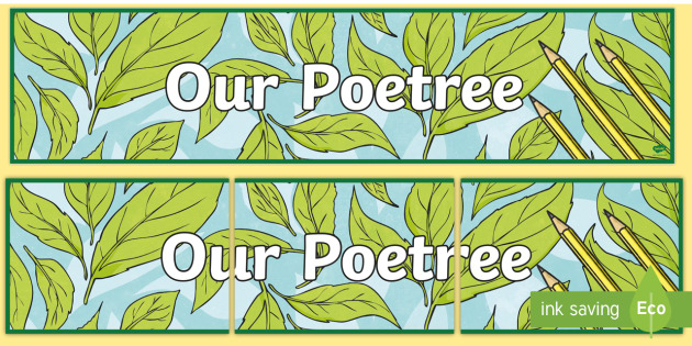 Our Poetree Display Banner (teacher made)