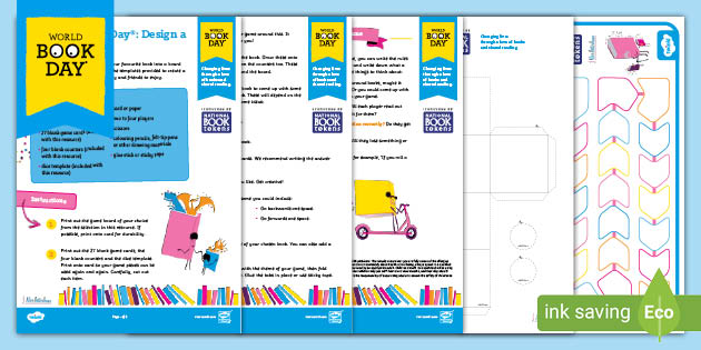 FREE! - World Book Day: Design a Board Game (teacher made)