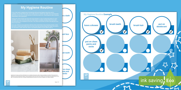 My Hygiene Routine (Older Learners) (teacher made)