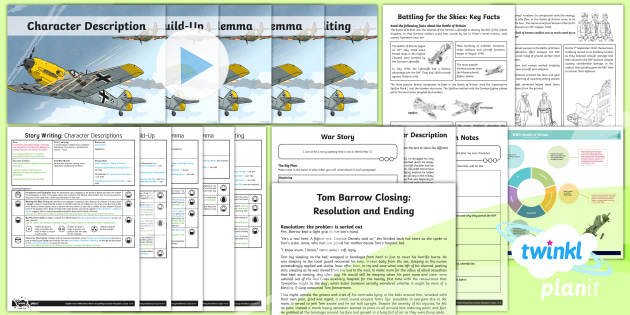World War II: The Battle of Britain Y5 Story Writing Genre Unit Pack