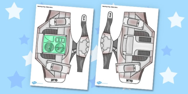 Robot Printable Role-Play Arms (Hecho por educadores)