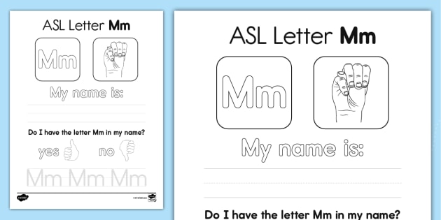 Letter Mm Worksheets | twinkl.com