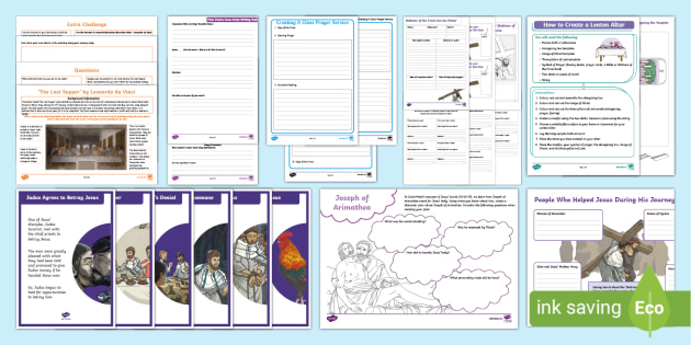 Second Level Catholic Lent and Eastertide Resource Pack
