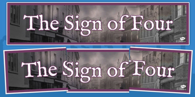 GCSE Sign of Four Victorians Banner (teacher made)